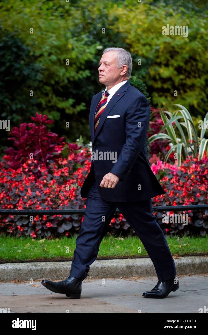 London, UK. 15 October 2023. His Majesty King Abdullah II, King of ...