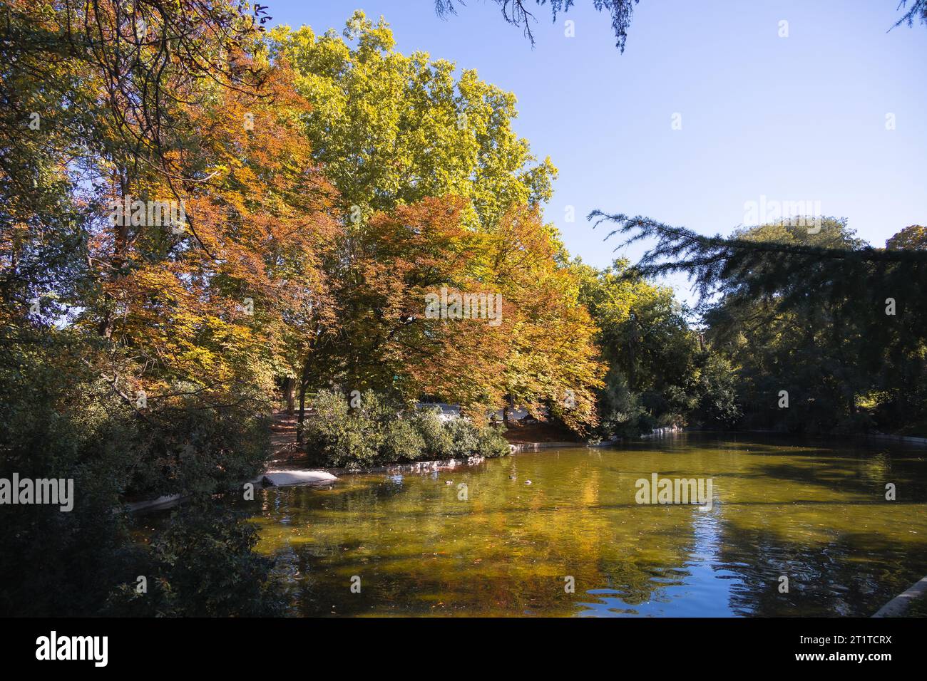 The beginning of autumn in Madrid, Spain brings the transformation of ...