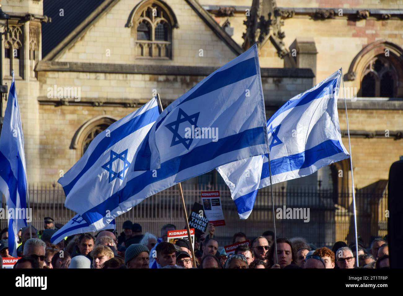 London, England, UK. 15th Oct, 2023. British-Israelis and supporters ...