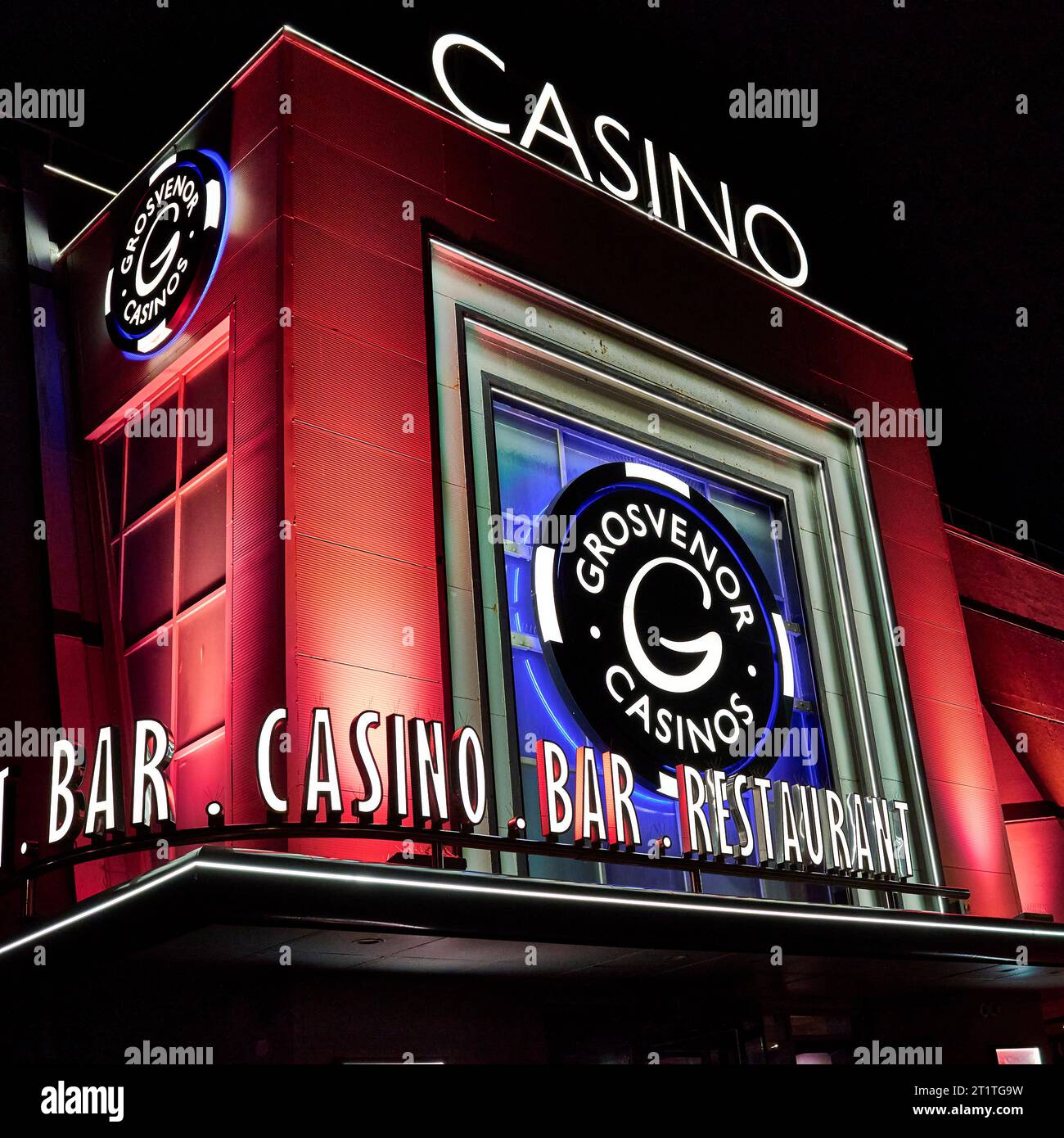 Grosvenor casino exterior hi-res stock photography and images - Alamy