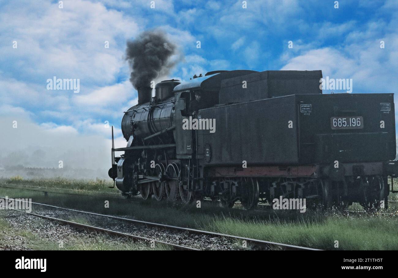 The historic train of the Val d'Orcia in Tuscany, Italy Stock Photo - Alamy