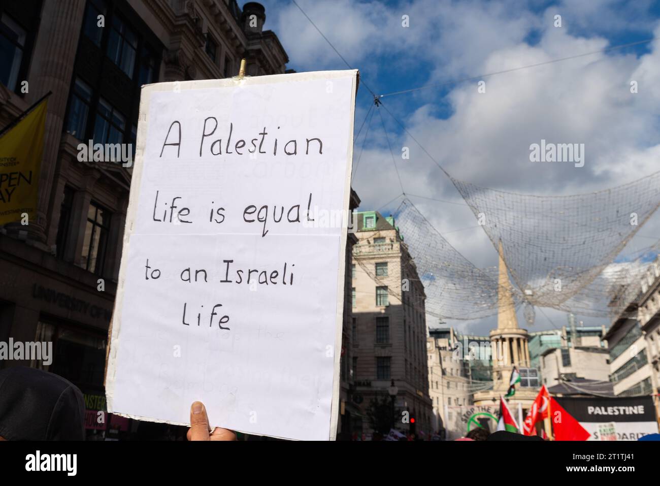Protest For Palestine After Escalation Of Military Action In The Gaza