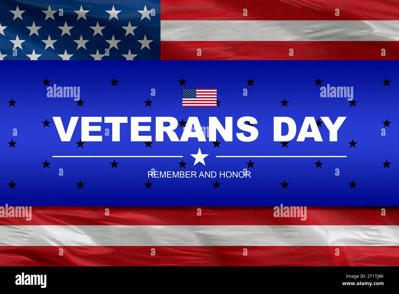 Happy veterans day concept background. Realistic illustration of happy ...