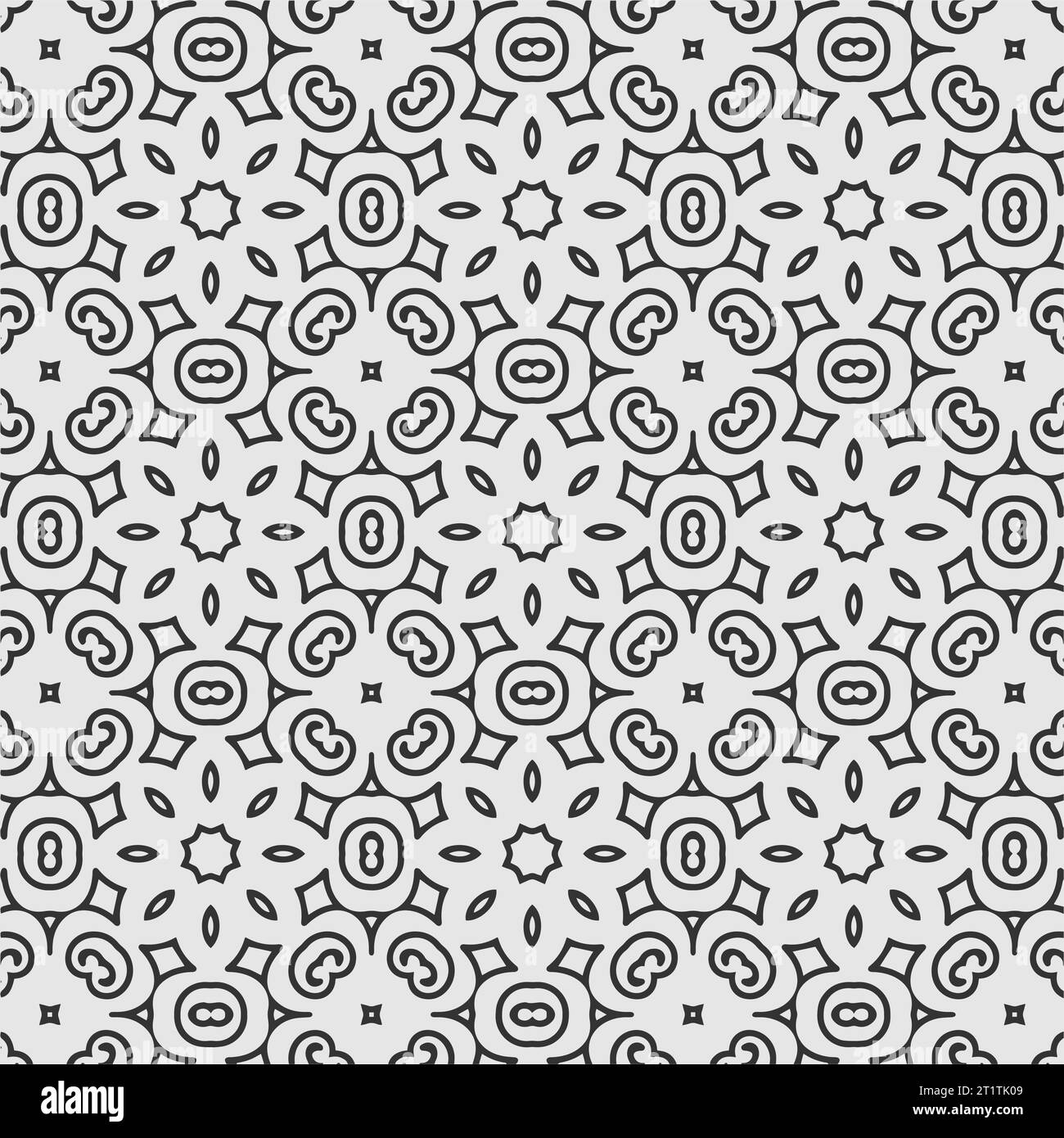 vector geometric pattern coloring page design Stock Vector Image & Art ...