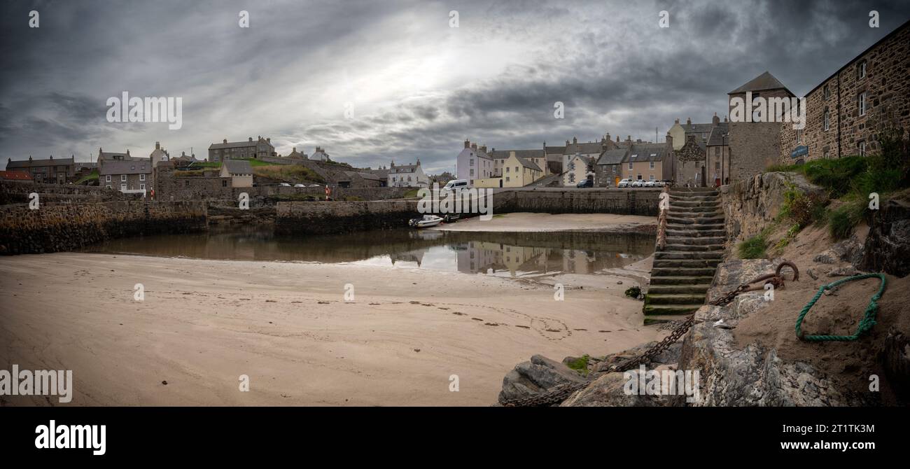 The old 17th century harbour at Port Soy has been used in many TV and ...