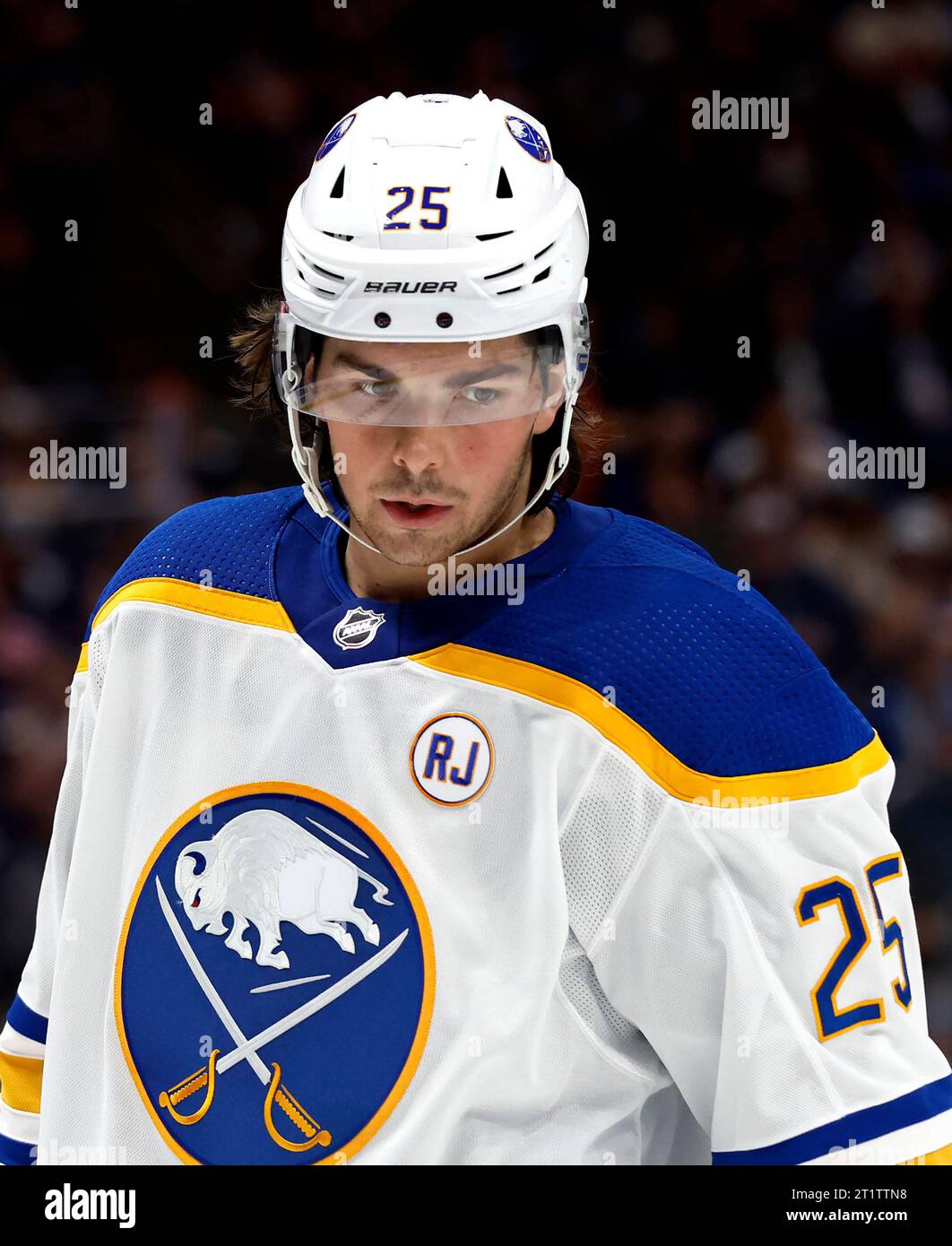 Buffalo Sabres defenseman Owen Power (25) during the second period of ...