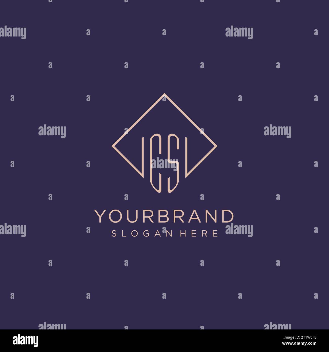 Initials cs logo hi-res stock photography and images - Alamy