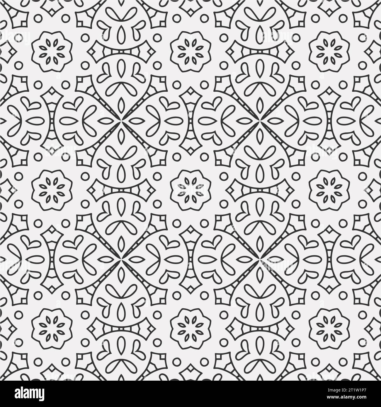 vector geometric pattern coloring page design Stock Vector Image & Art ...