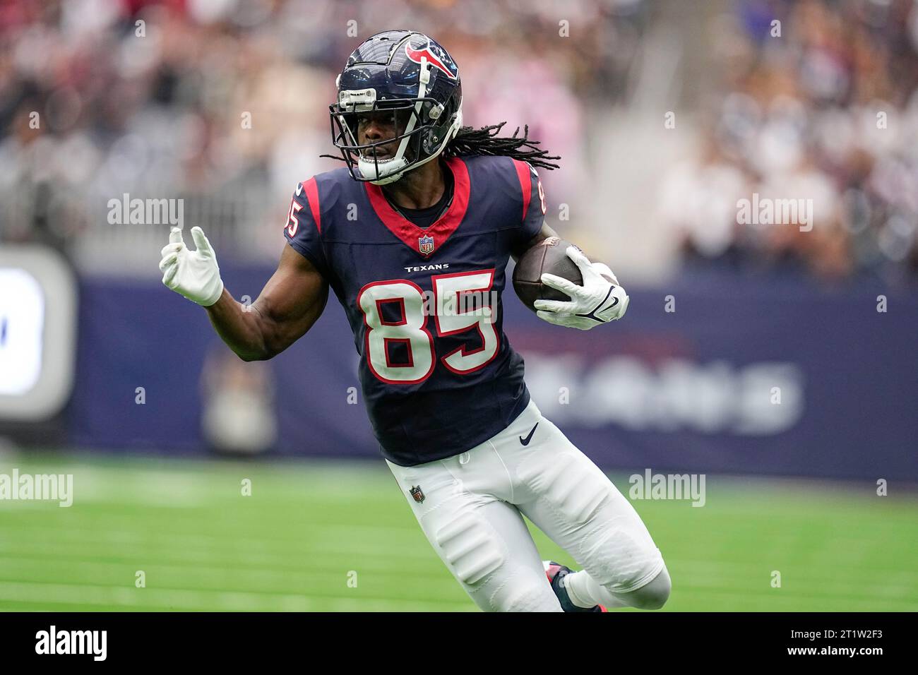 Houston Texans wide receiver Noah Brown (85) carries in the first half ...