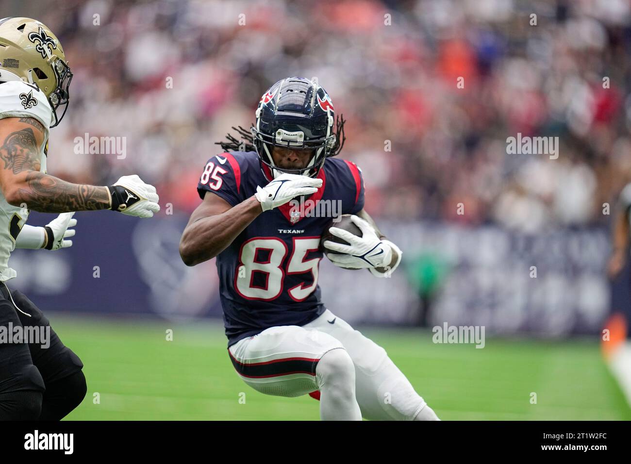 Houston Texans wide receiver Noah Brown (85) carries in the first half ...