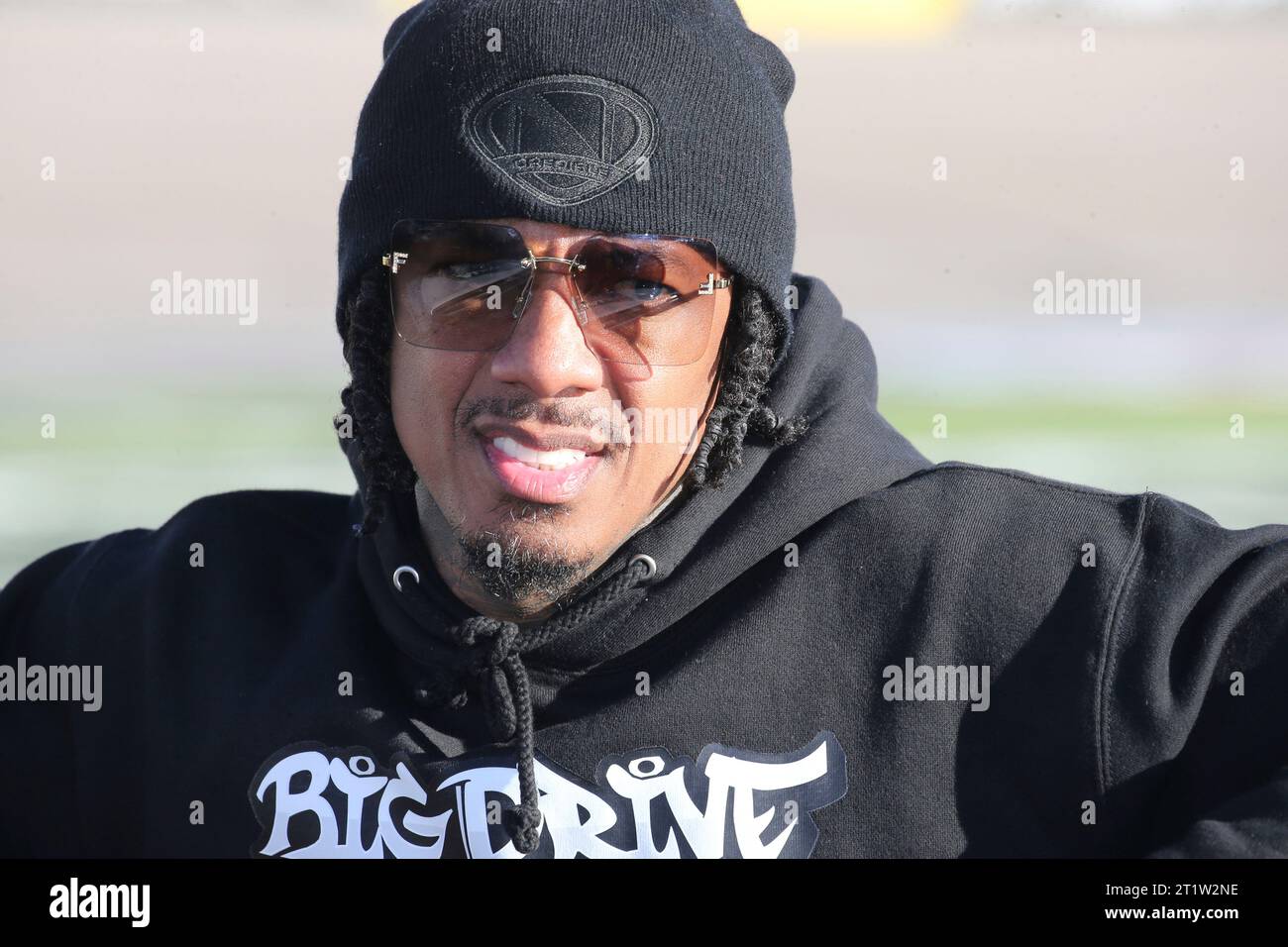 LAS VEGAS, NV - OCTOBER 15: TV personality Nick Cannon before the start ...