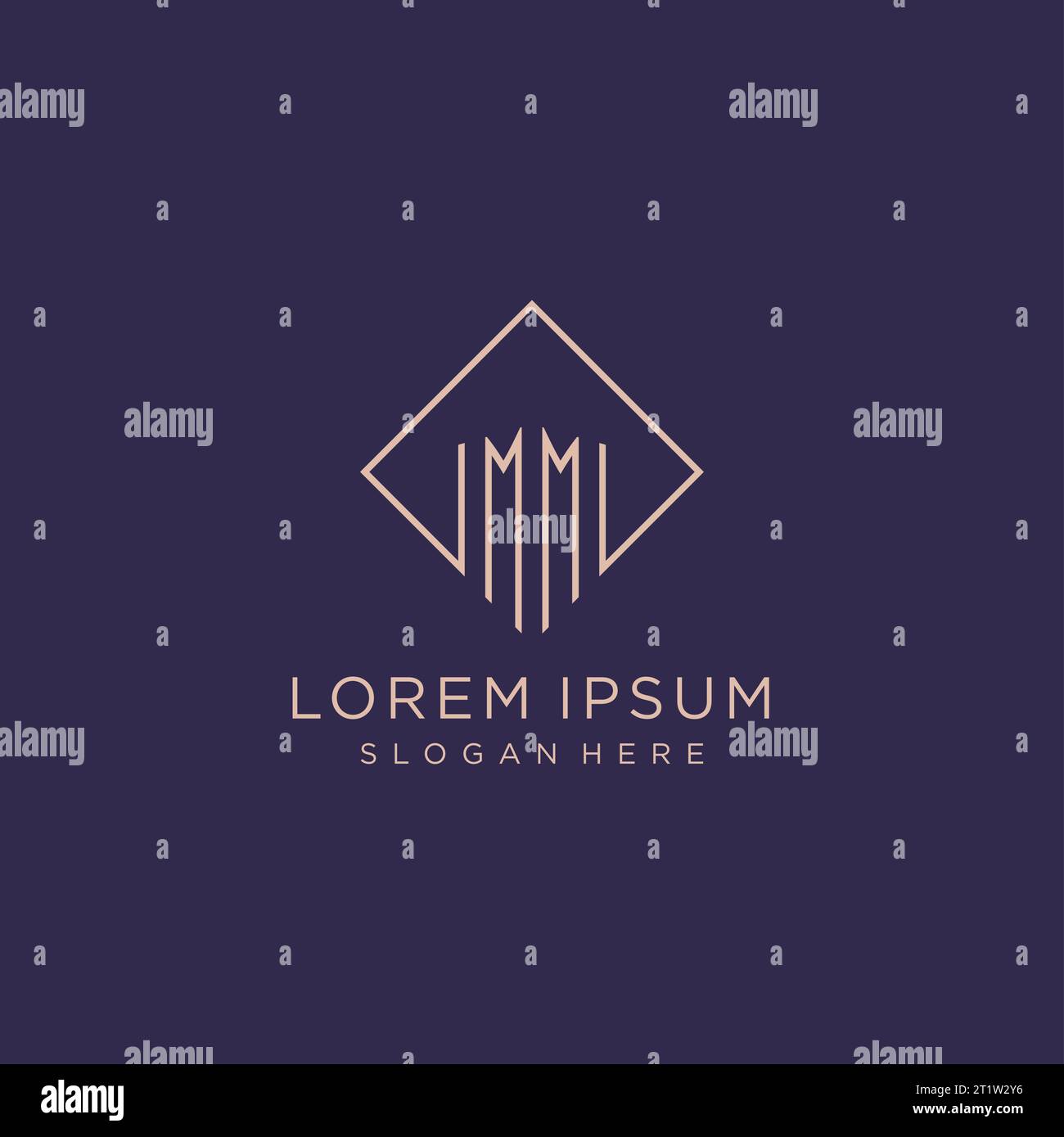 Initials MM logo monogram with rectangle style design vector graphic ... Initials MM logo monogram with rectangle style design vector graphic ...