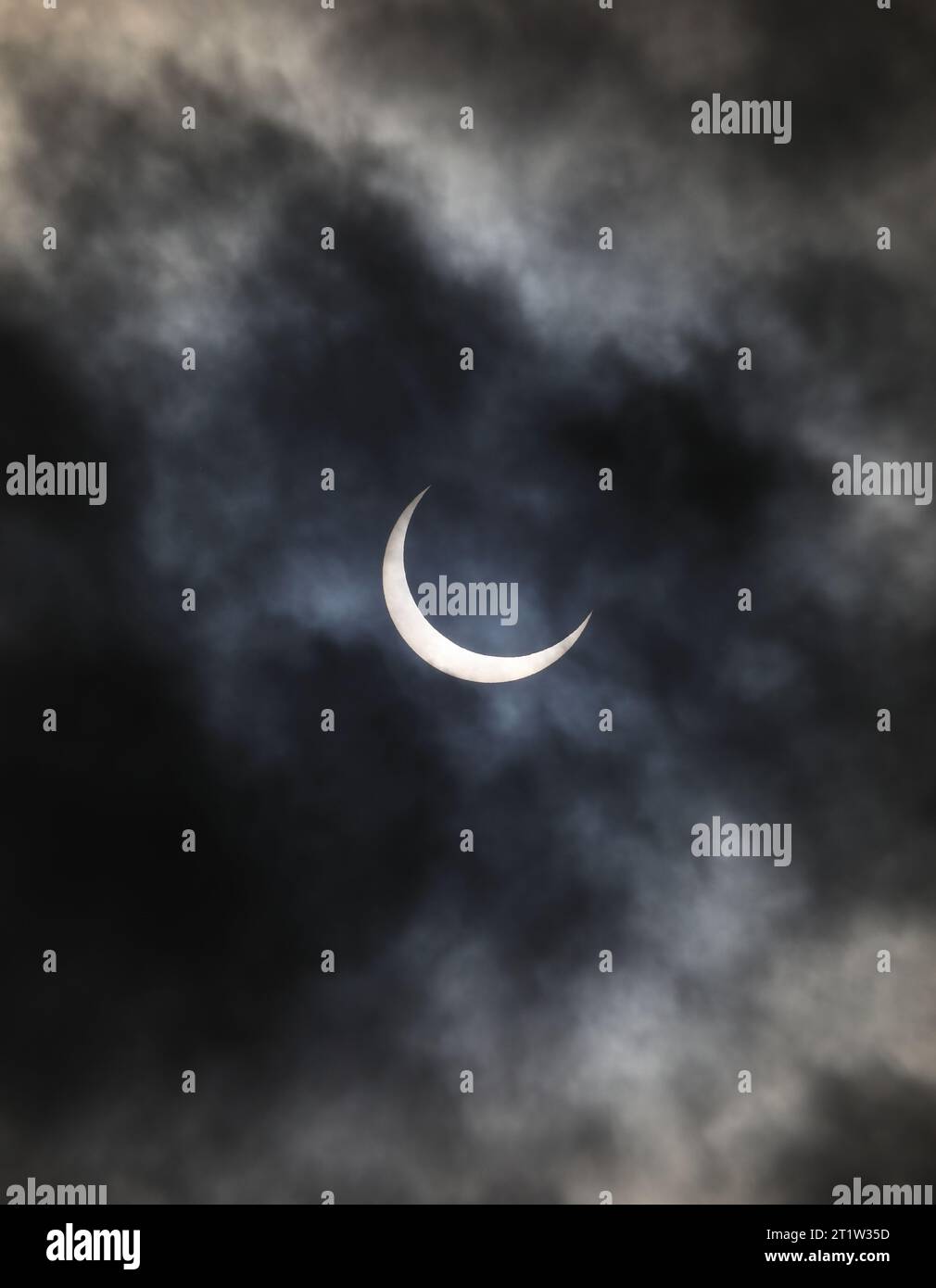 Annular eclipse of Oct.14, 2023 Stock Photo - Alamy