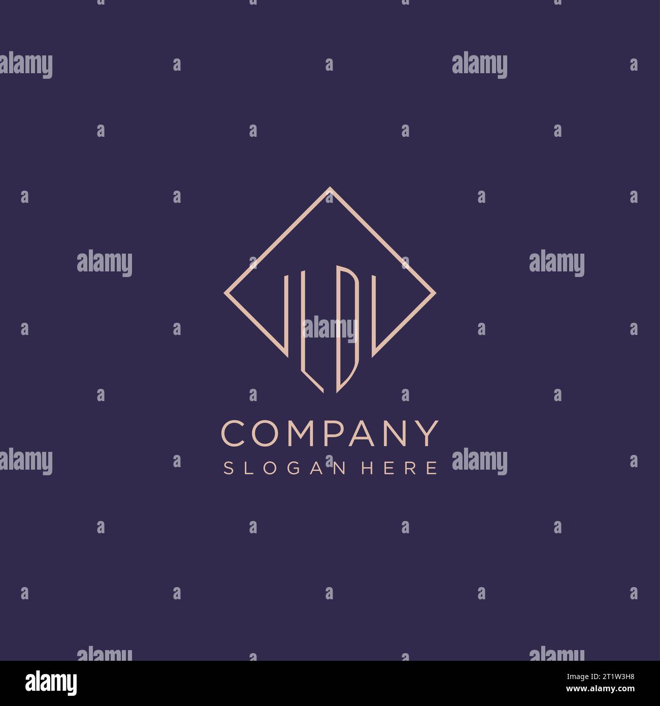 Ld luxury logo Stock Vector Images - Alamy