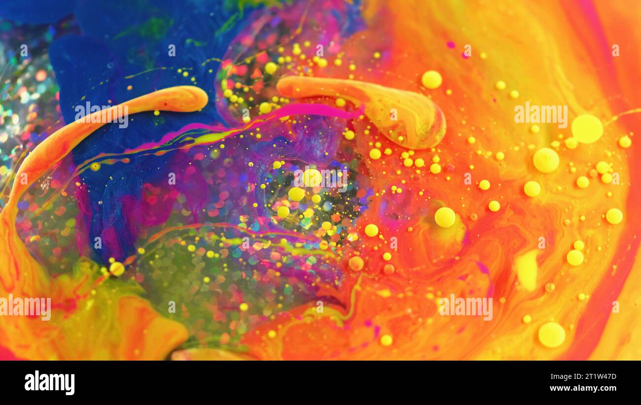 Paint splatter bubbles background hi-res stock photography and images ...