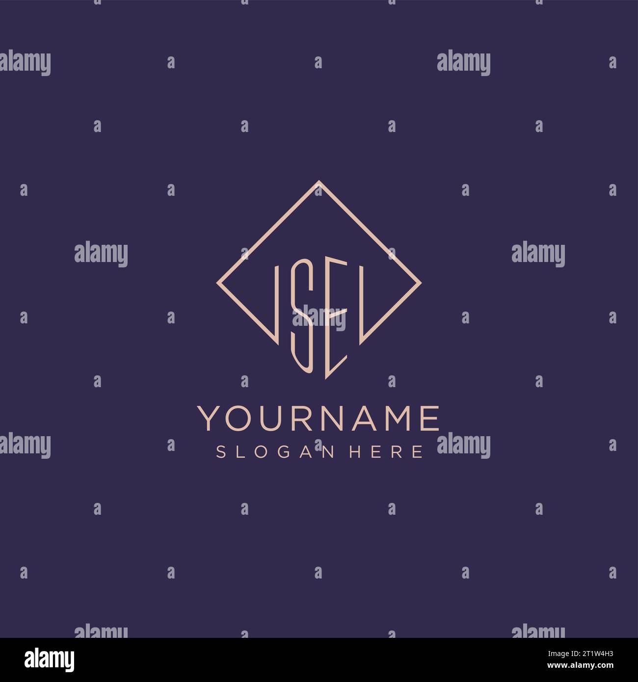 Se initials logo hi-res stock photography and images - Alamy