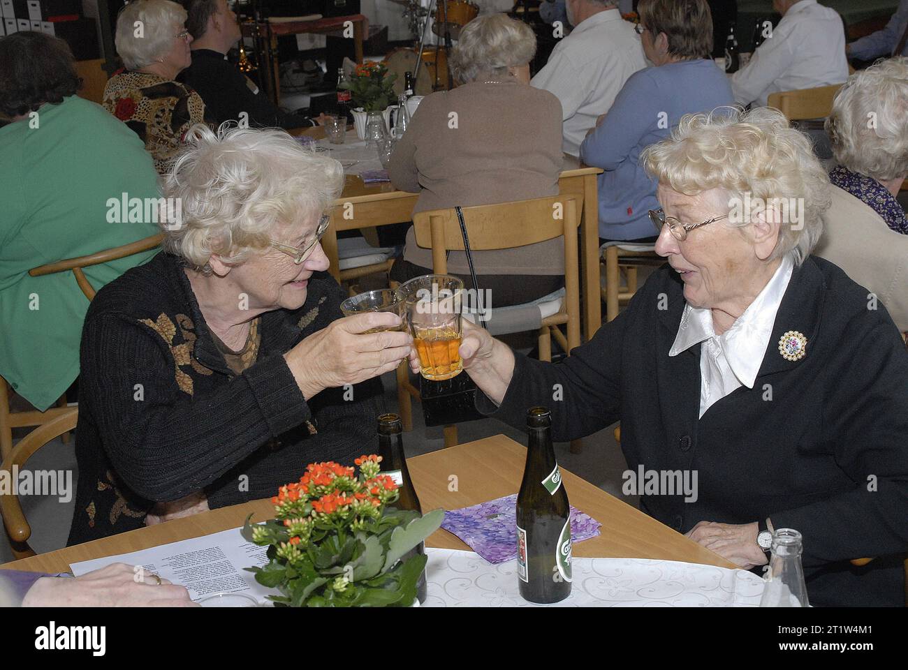 DENMARK COPENHAGEN. danish senior citizen enjoying Jazz music to dance ...