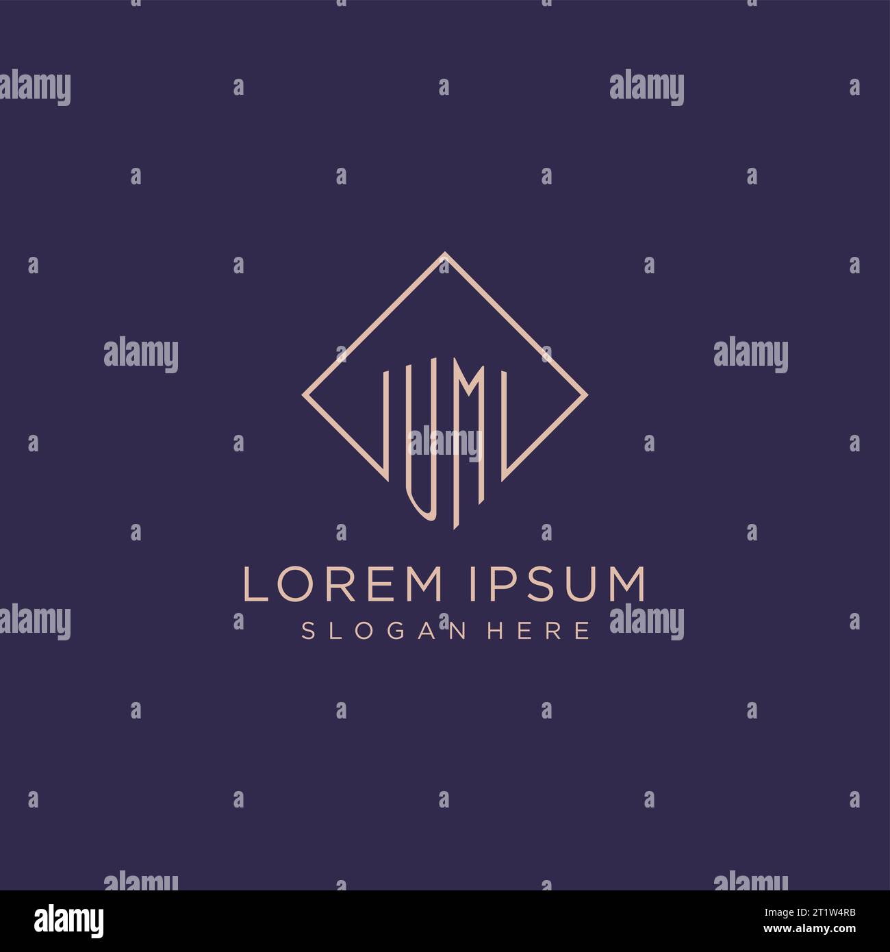 Um clean logo Stock Vector Images - Alamy