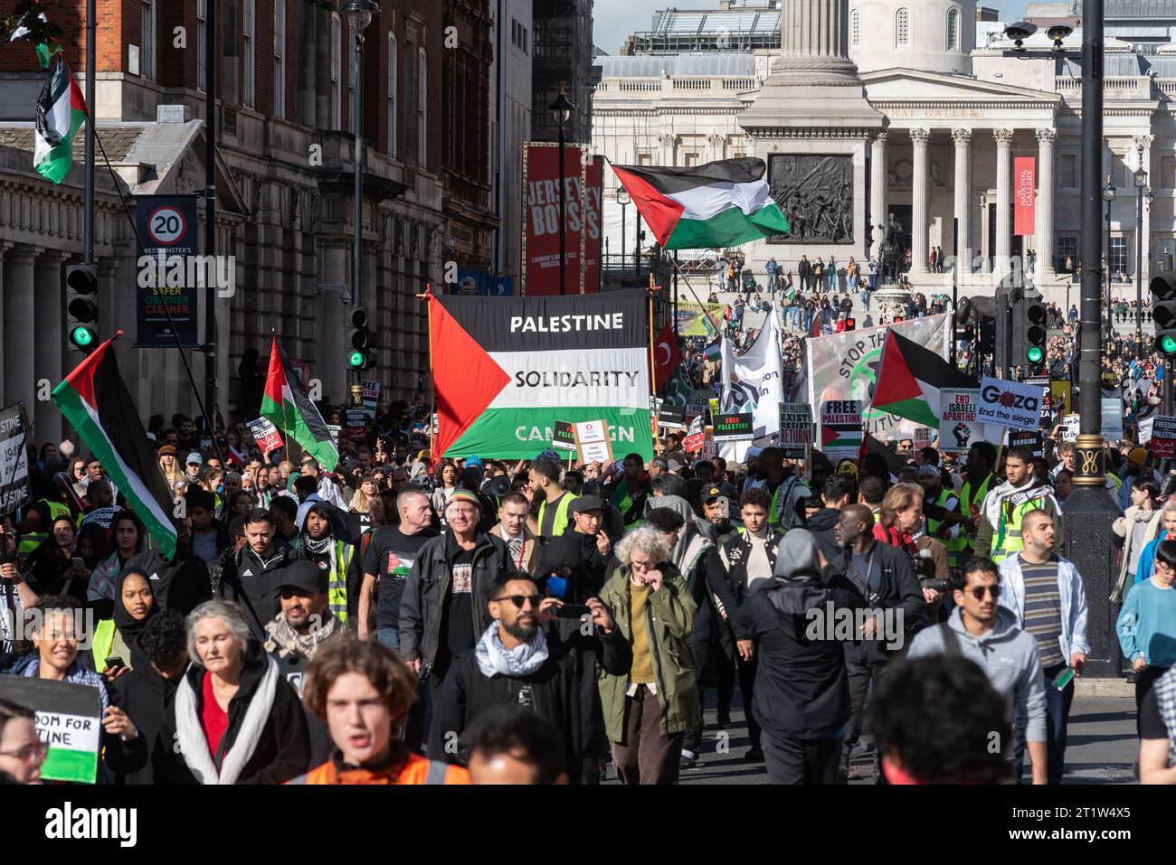 Protest For Palestine After Escalation Of Military Action In The Gaza