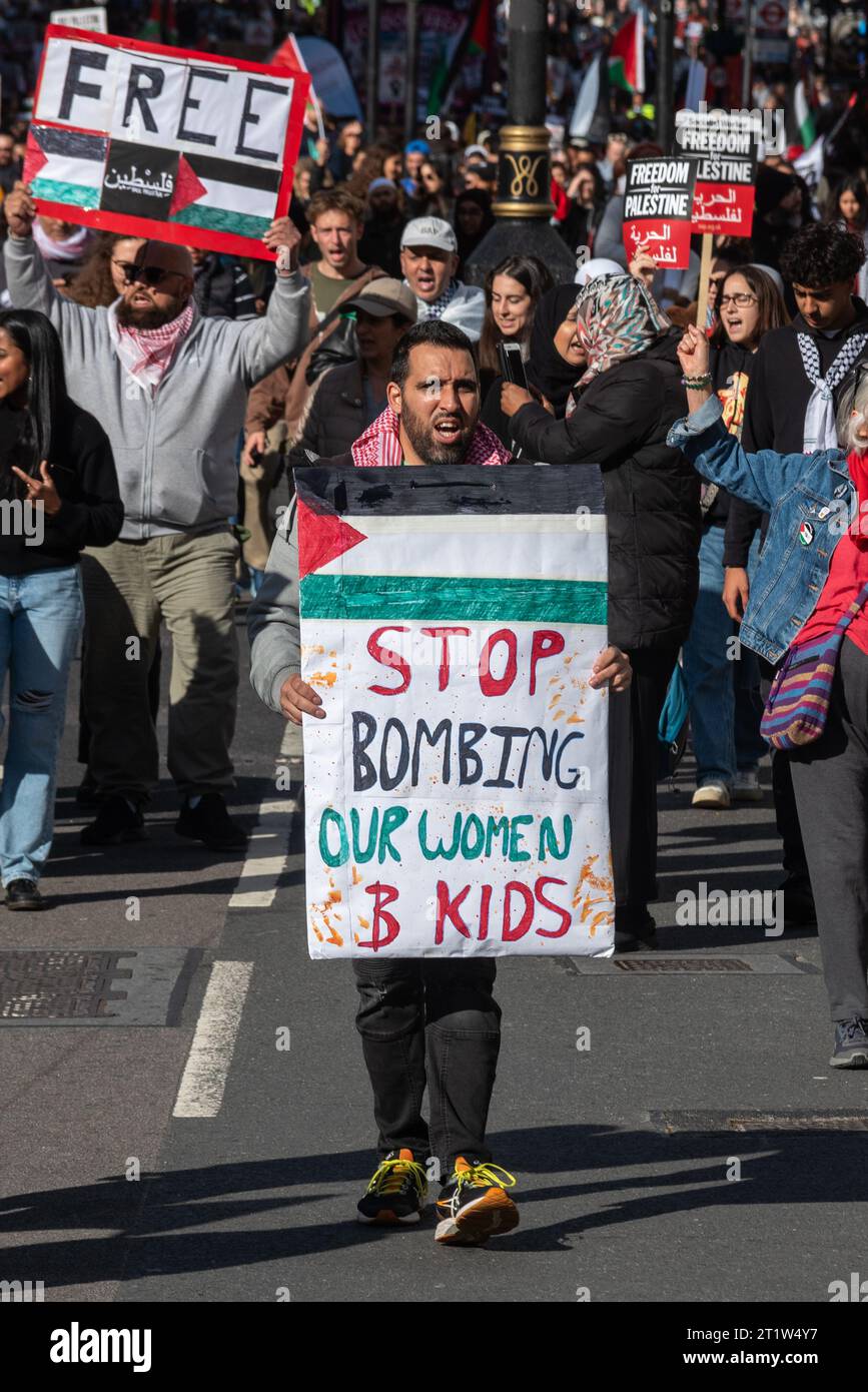 Protest For Palestine After Escalation Of Military Action In The Gaza
