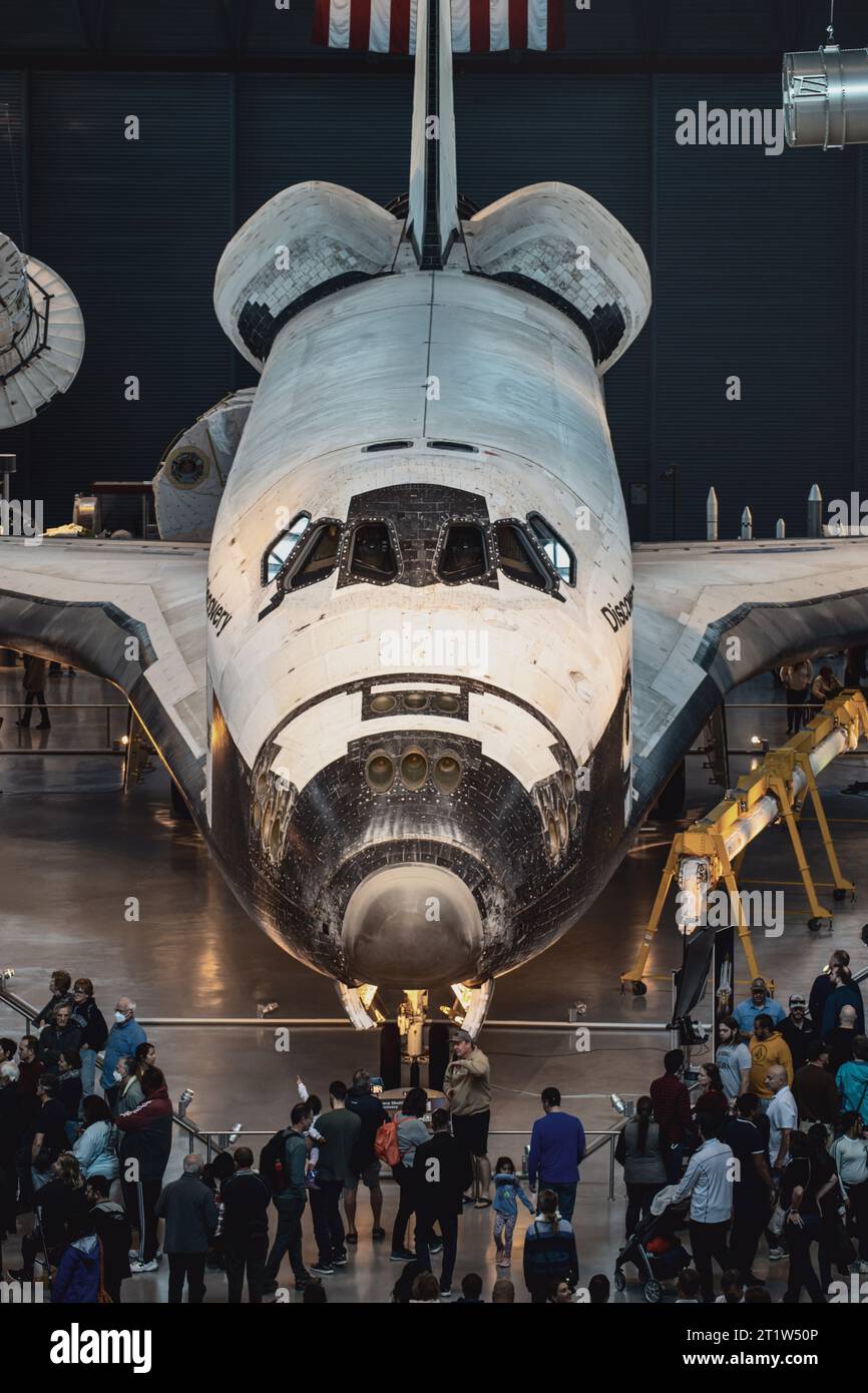 Chantilly, VA - 10-14-2023: The Discovery Space Shuttle at Steven F ...