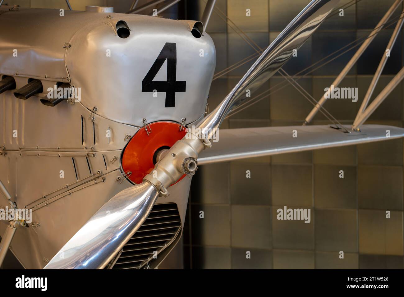 Close up of a propeller jet engine Stock Photo - Alamy