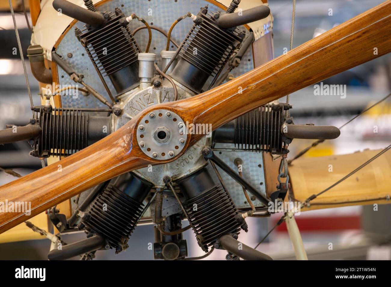 Close up of a propeller jet engine Stock Photo - Alamy