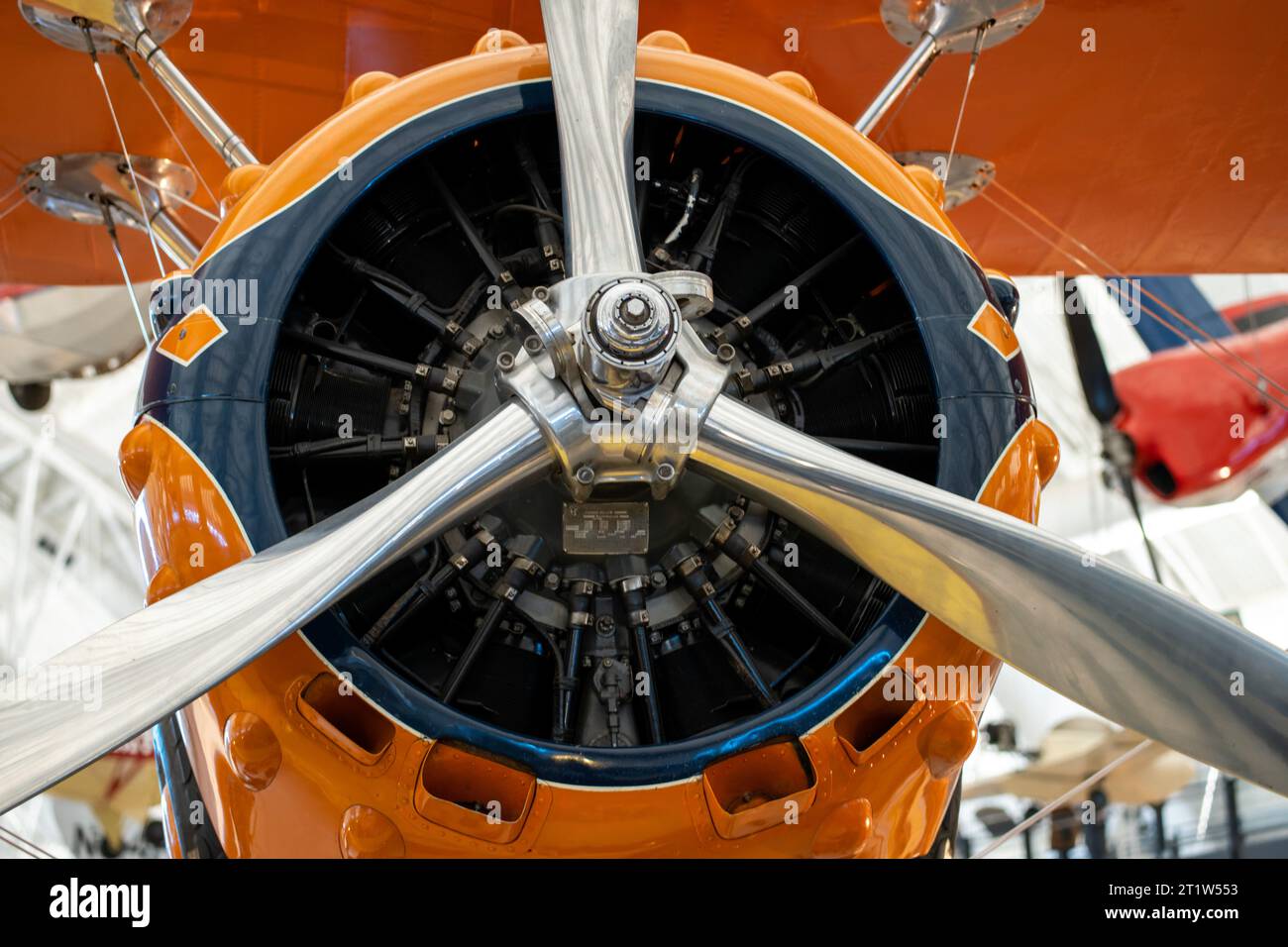 Close up of a propeller jet engine Stock Photo - Alamy