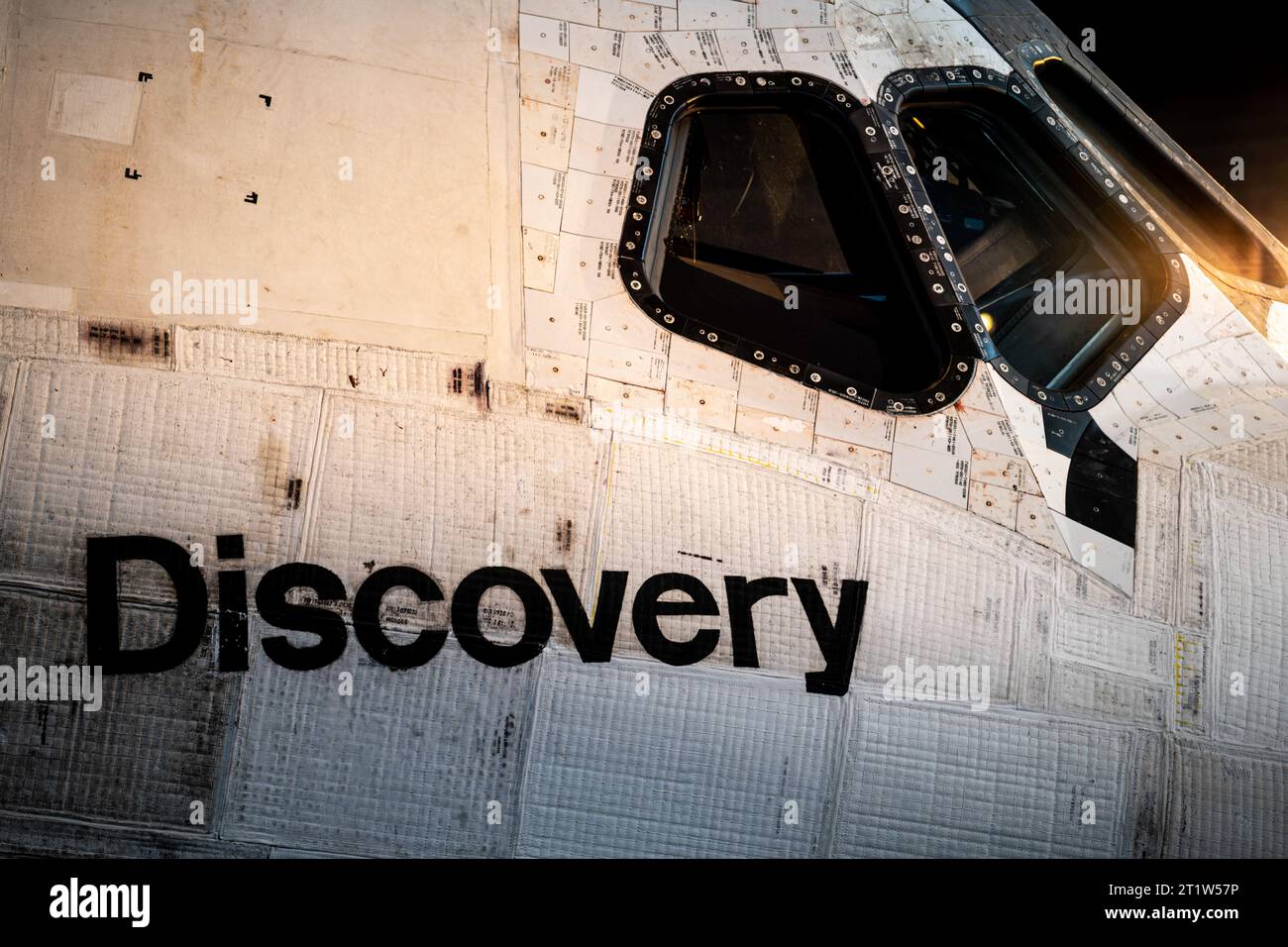 Chantilly, VA - 10-14-2023: Close up of the Cockpit of the Discovery Space Shuttle Stock Photo ...