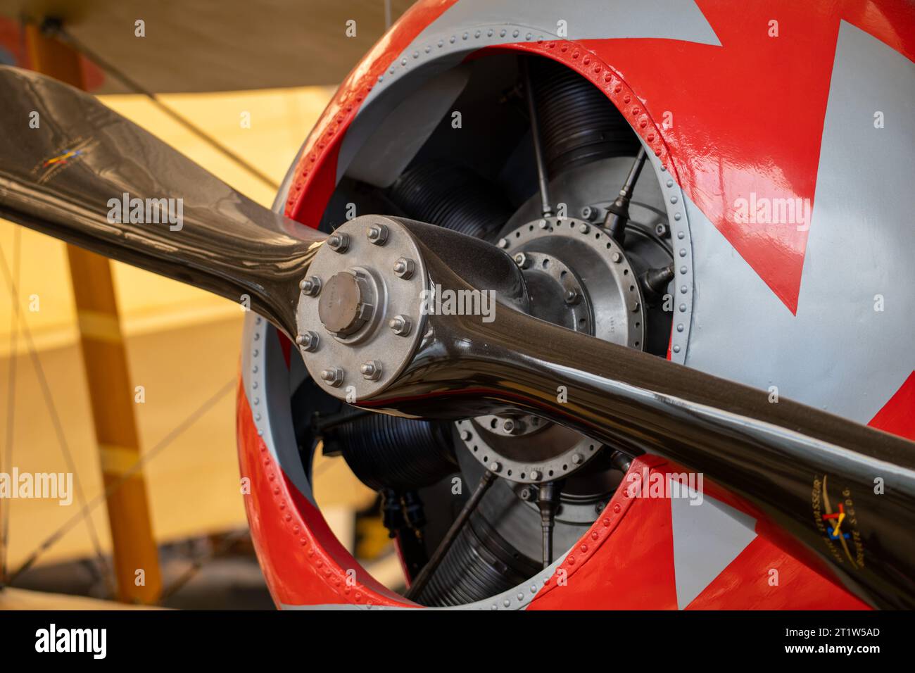 Close up of a propeller jet engine Stock Photo - Alamy
