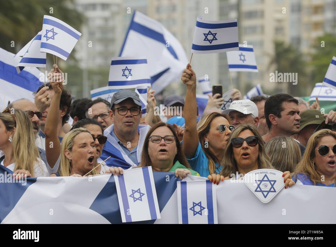 Jewish community marches in support of Israel in the conflict with ...