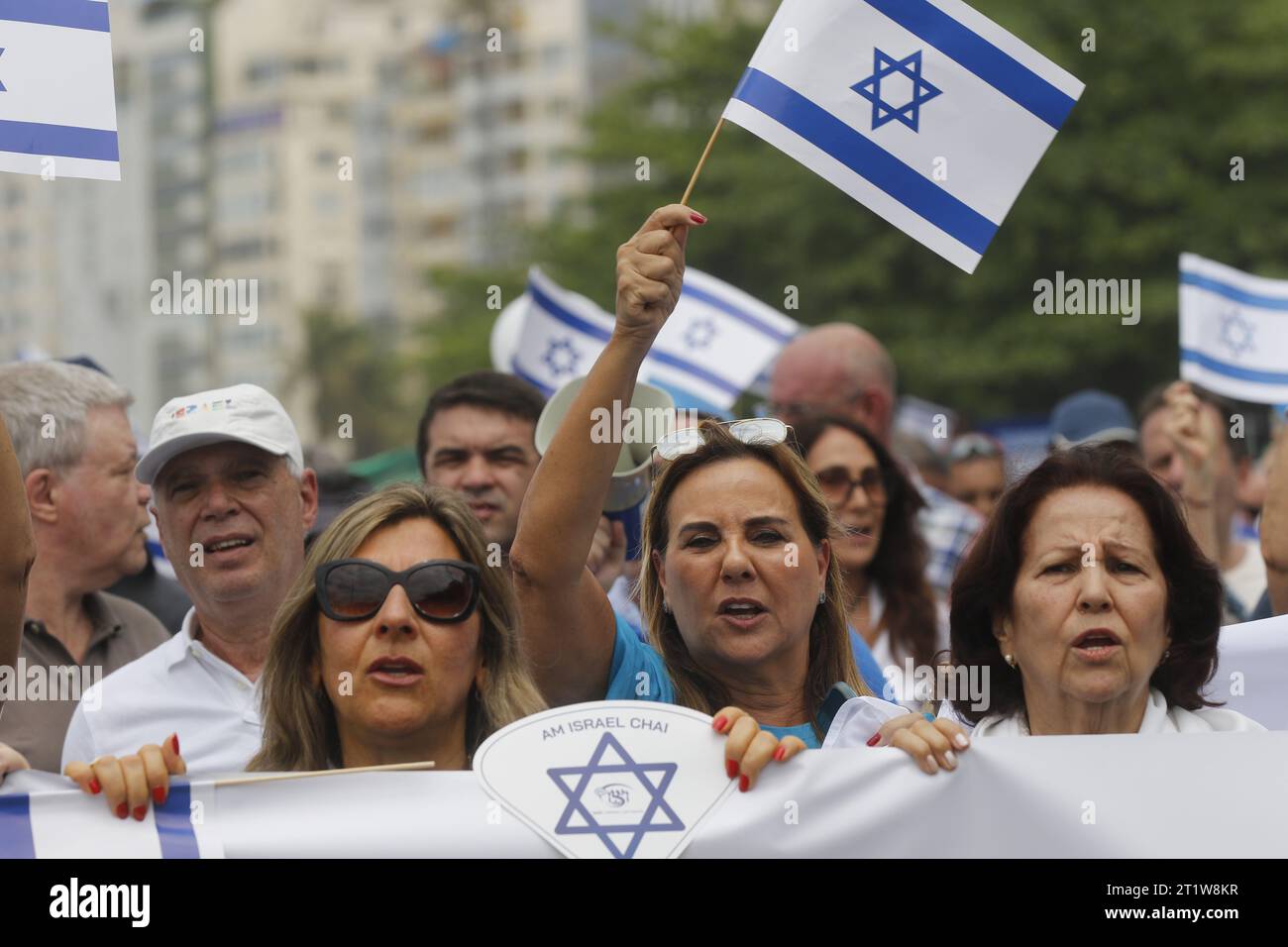 Jewish community marches in support of Israel in the conflict with ...
