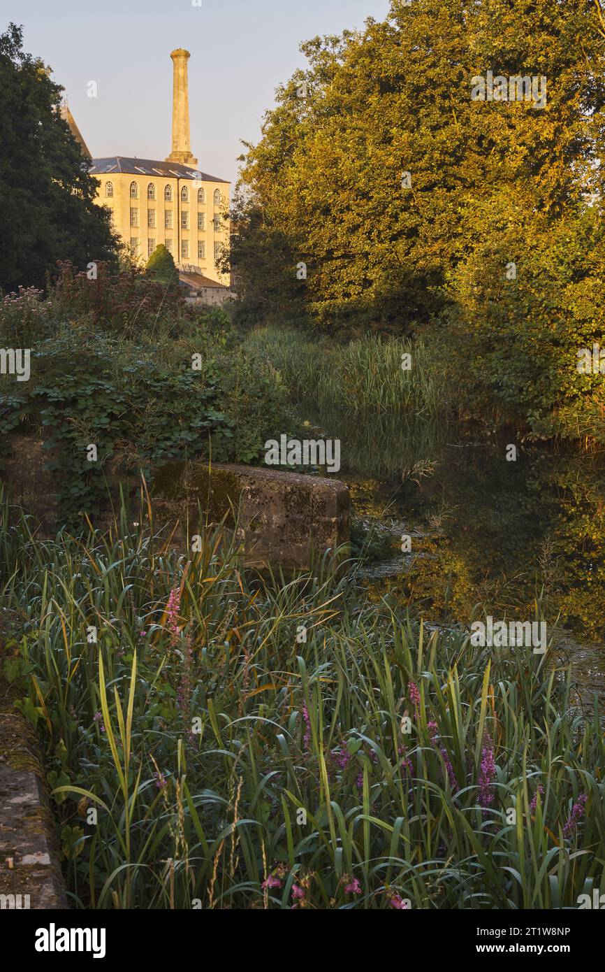 Stroudwater navigation and Ebley Mill. Once one of the largest clothing ...