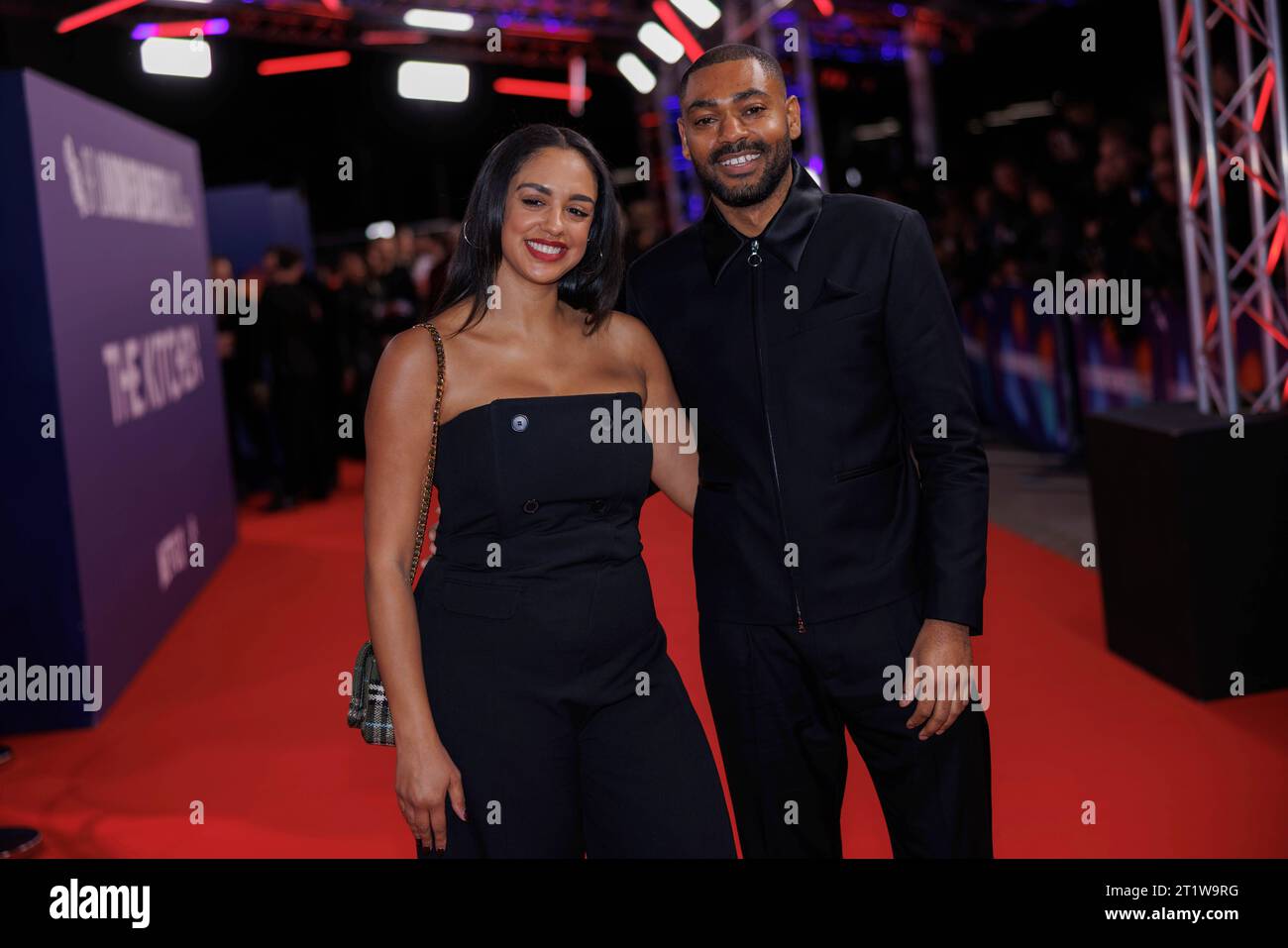 Kano, right, and Sophia Leonie pose for photographers upon arrival for ...