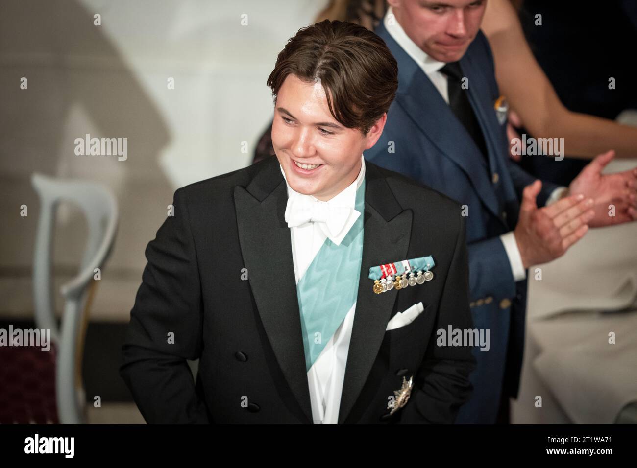 Prince Christian speaks during his 18th birthday, which is celebrated ...
