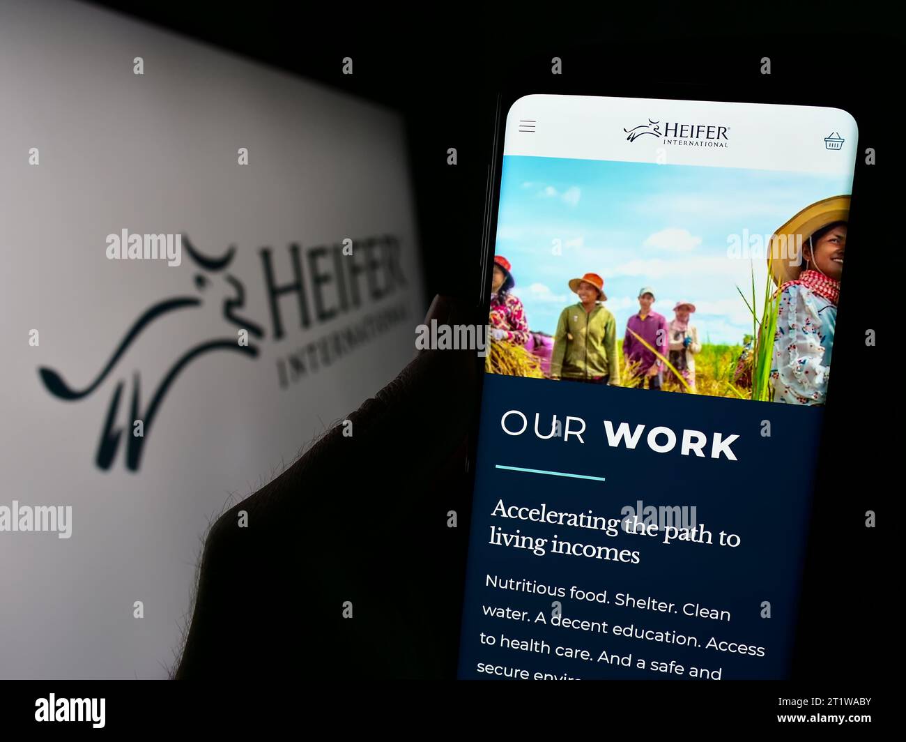 Heifer international logo hi-res stock photography and images - Alamy