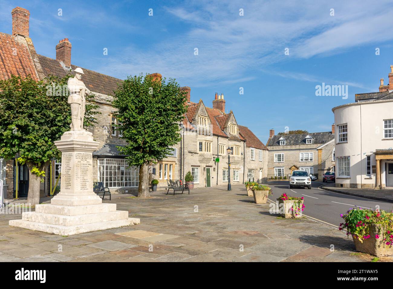 War memorial shops market square somerton buttercross butter cro hi-res ...