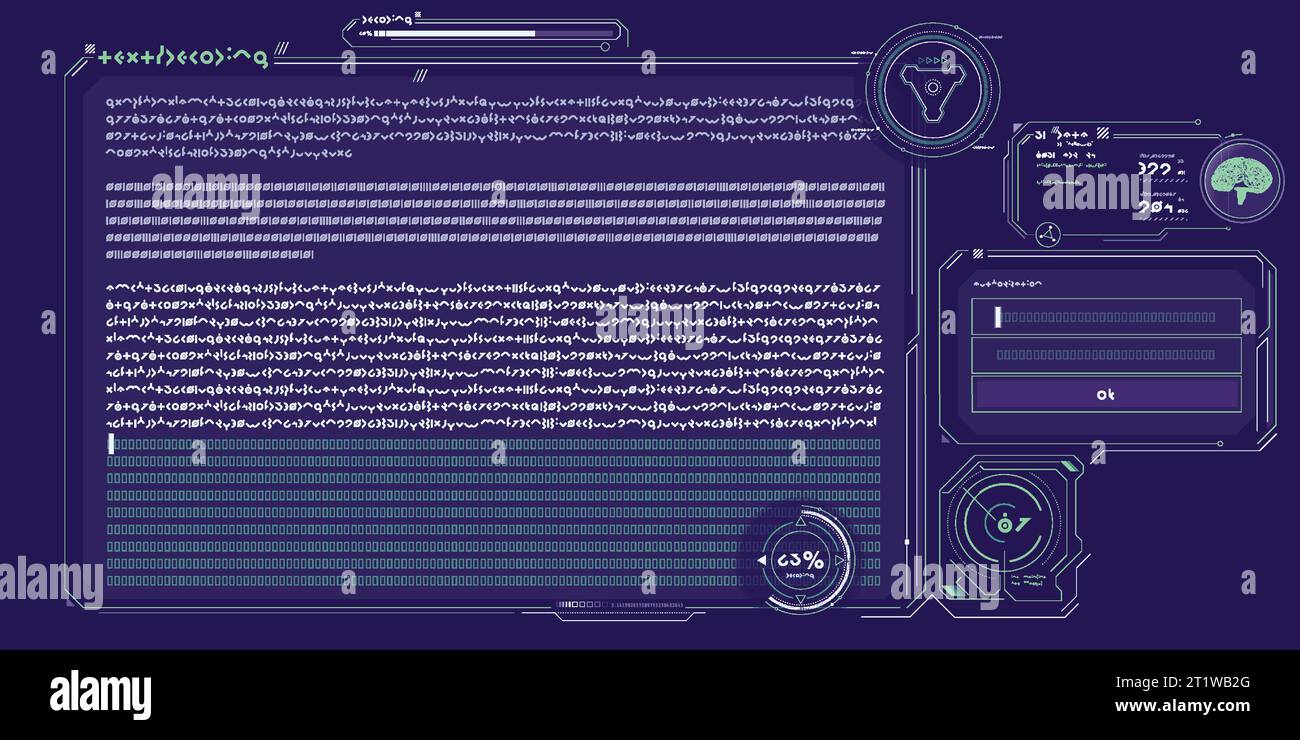 Dna data processing Stock Vector Images - Alamy