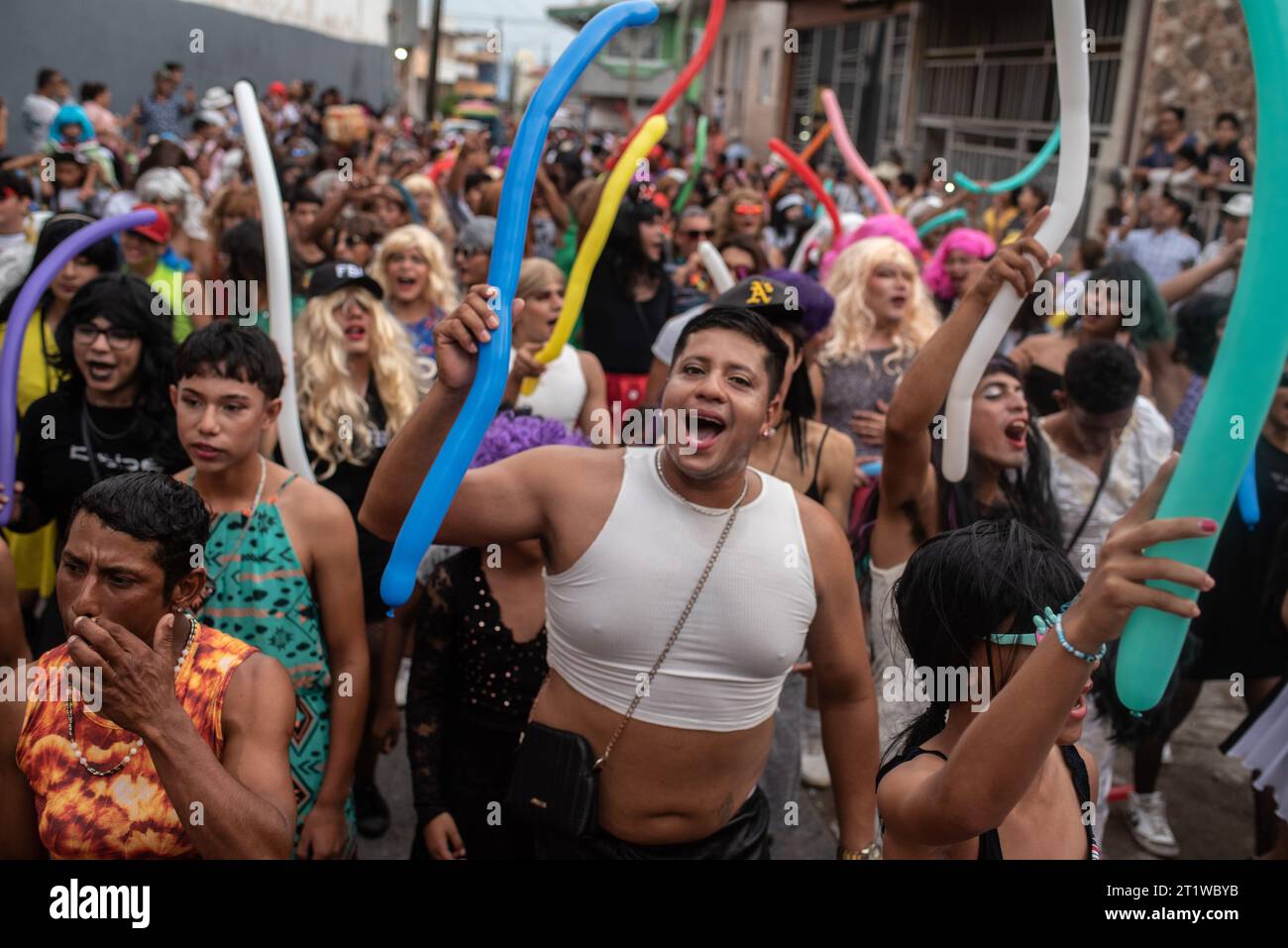 October 14, 2023: Thousands of men celebrate the traditional ''Encierro ...