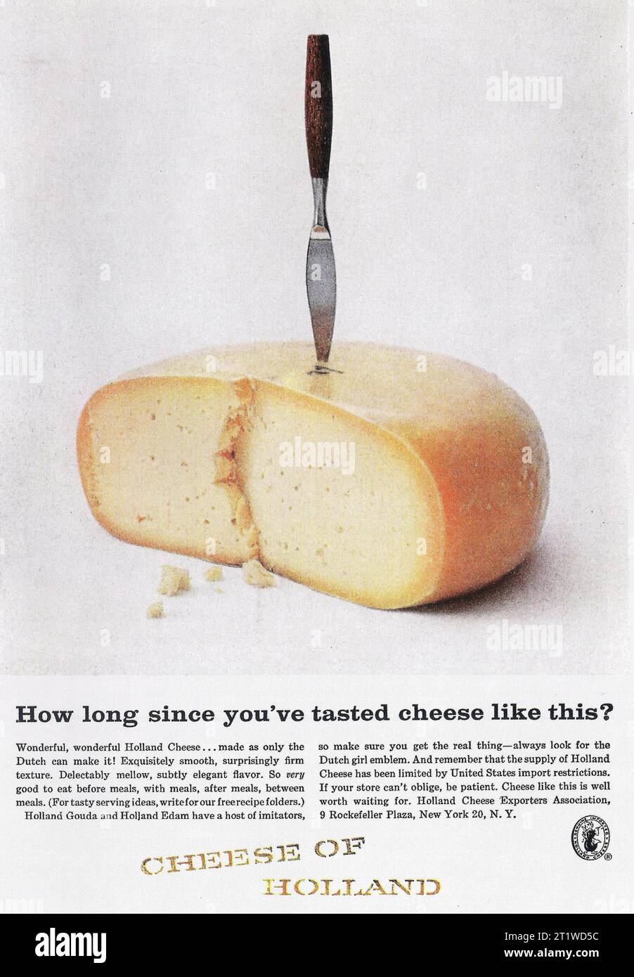 Cheese of holland ads hi-res stock photography and images - Alamy