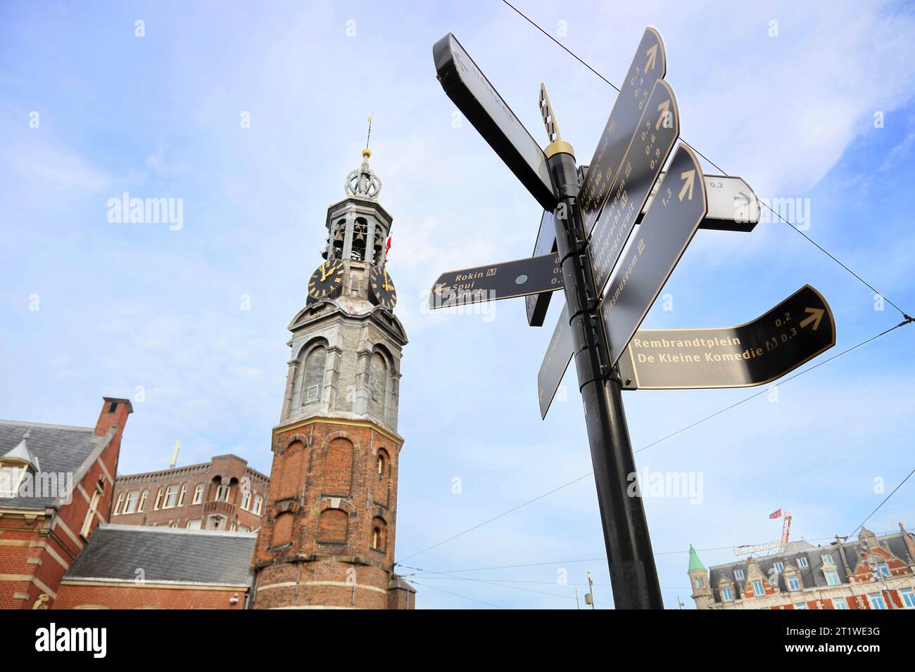 Tourist attraction sign in Amsterdam Stock Photo - Alamy
