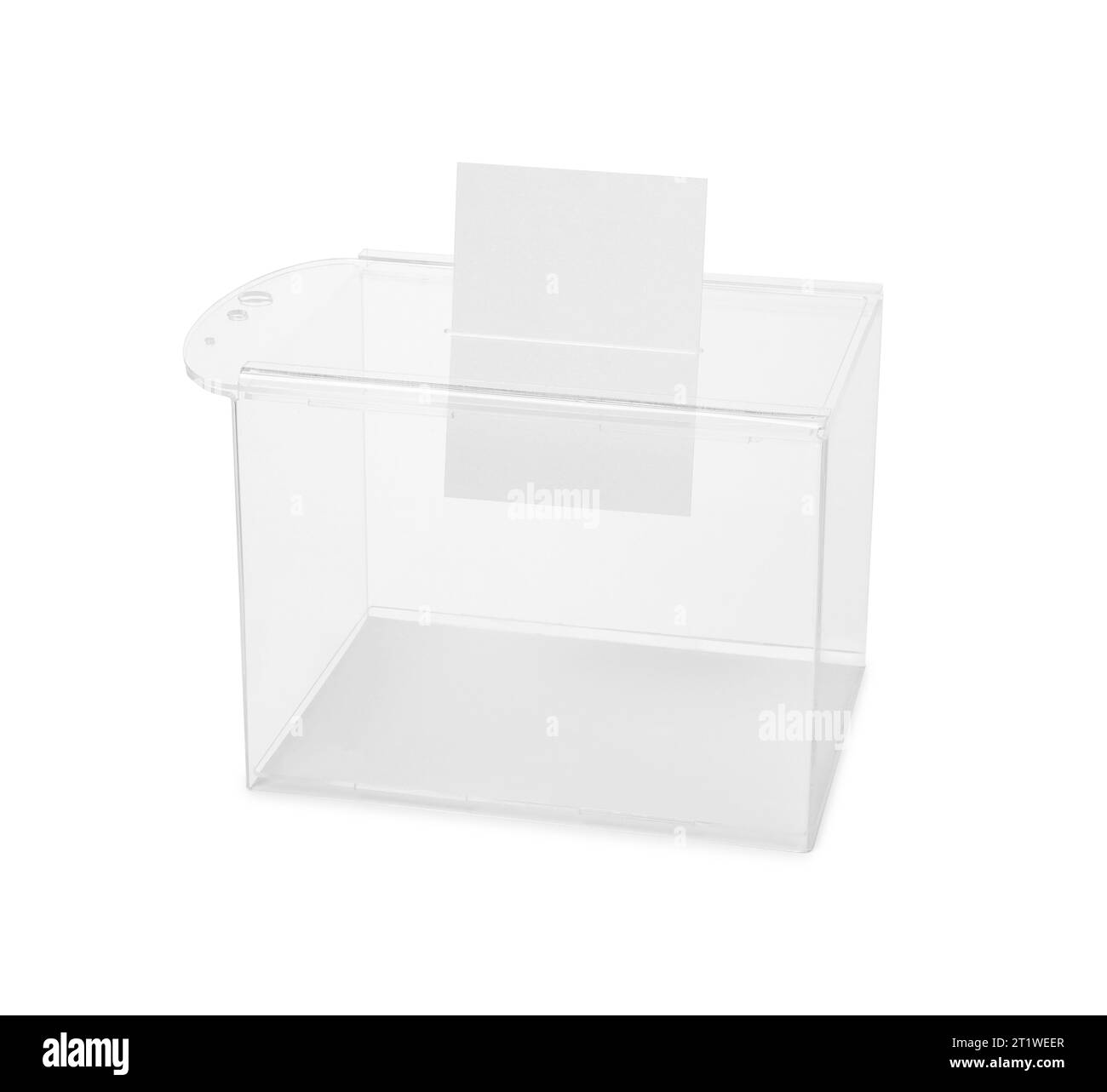 Ballot box vote isolated Black and White Stock Photos & Images - Alamy