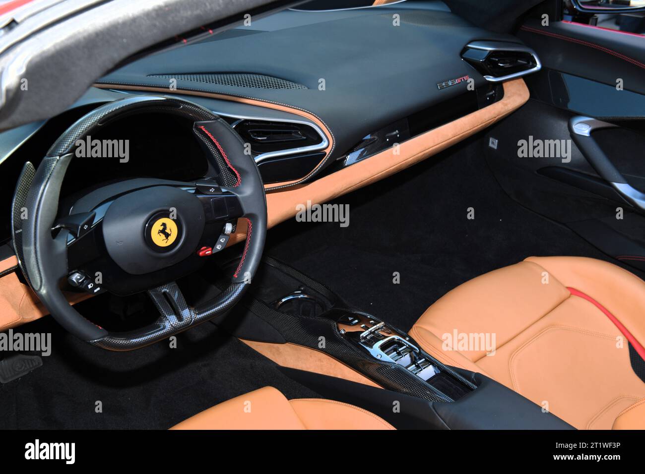 Ferrari interior hi-res stock photography and images - Alamy