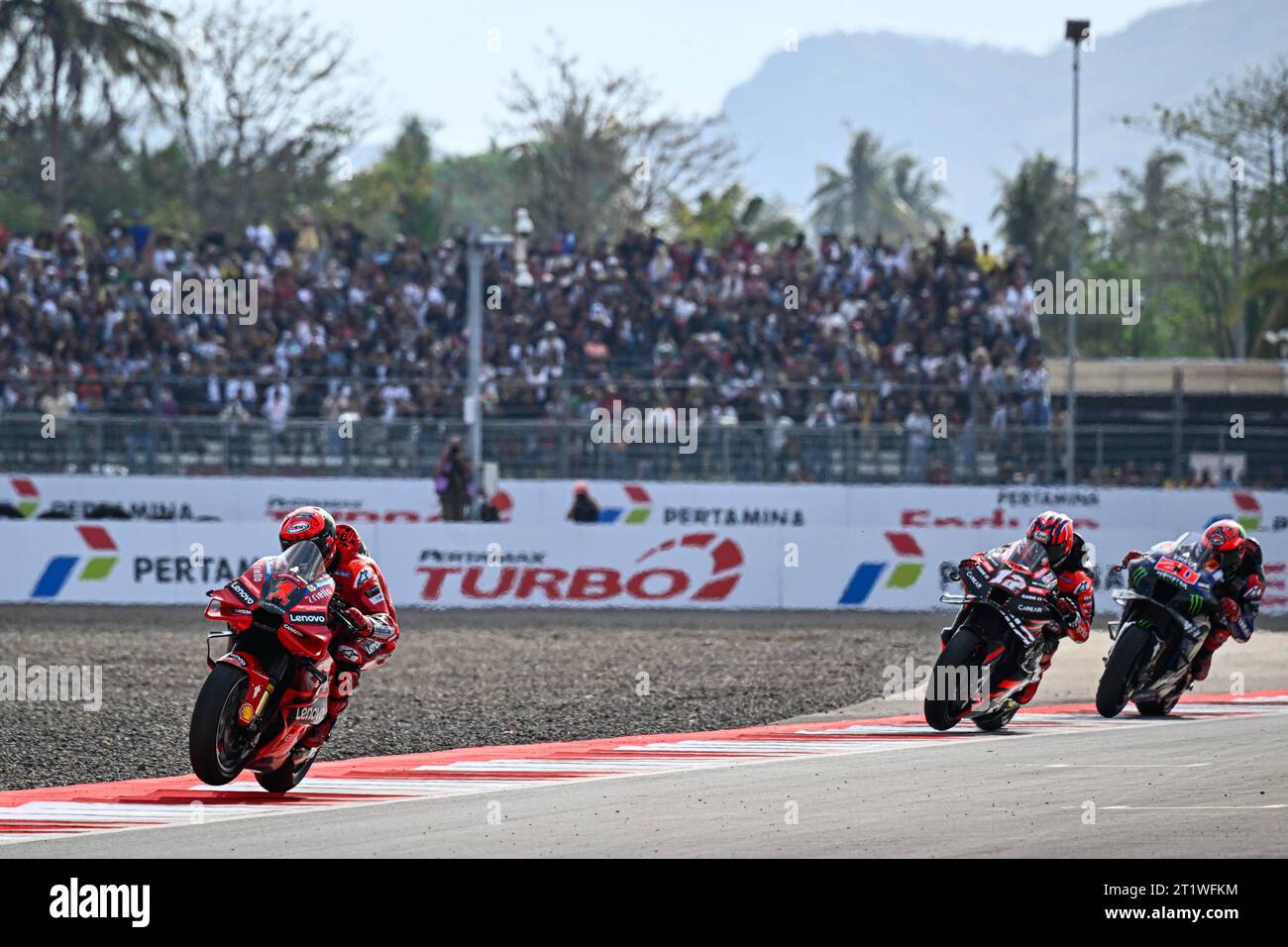 Lombok, Indonesia. 15th Oct, 2023. Races of MotoGP Grand Prix of Indonesia at Pertamina ...