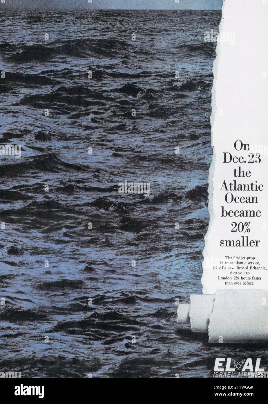 1950s usa airlines magazine advert hi-res stock photography and images ...