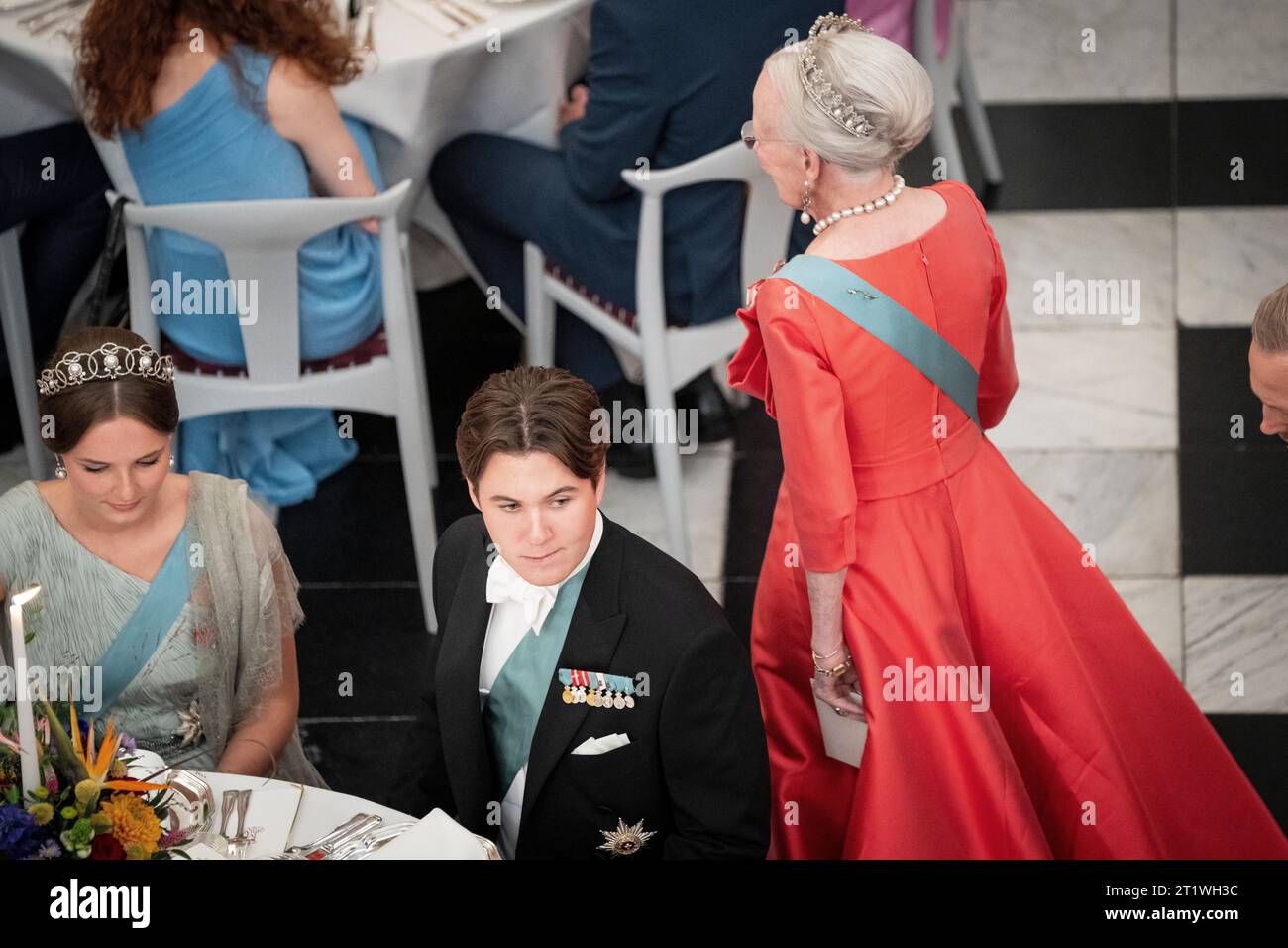 Prince Christian, Queen Margrethe and Princess Ingrid Alexandra from ...