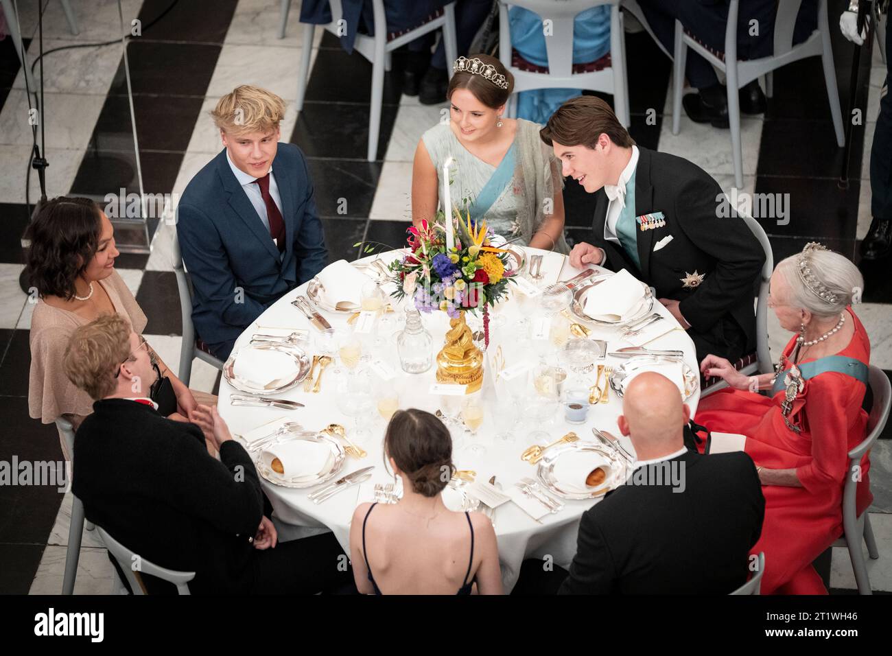 Prince Christian, Queen Margrethe and Princess Ingrid Alexandra from ...