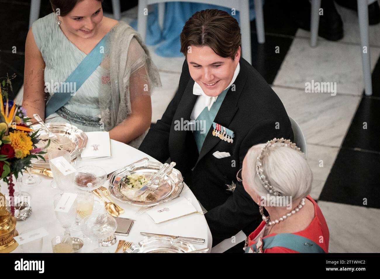 Princess Ingrid Alexandra, Prince Christian and Queen Margrethe ...