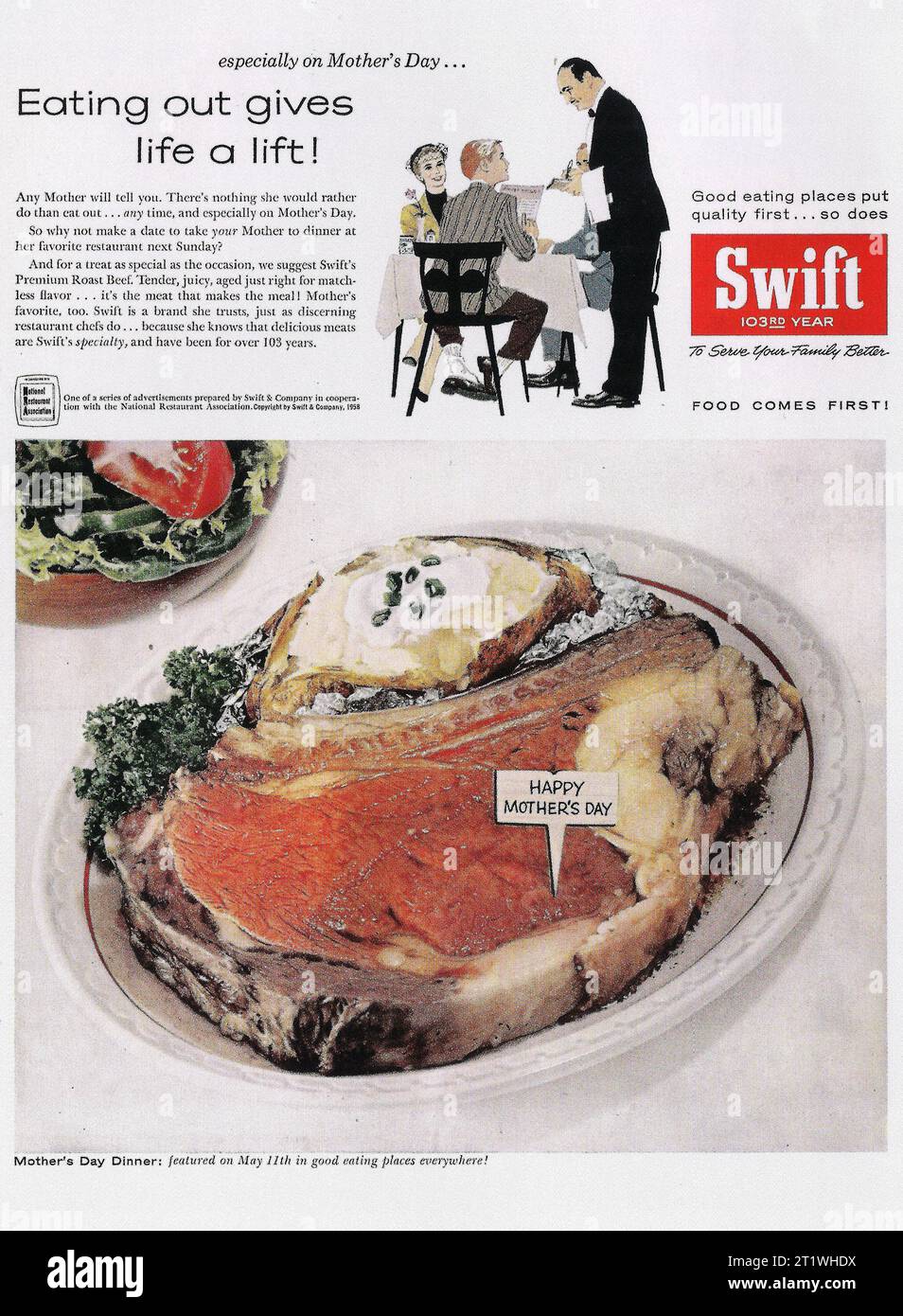 Restaurants of the 50s hi-res stock photography and images - Alamy