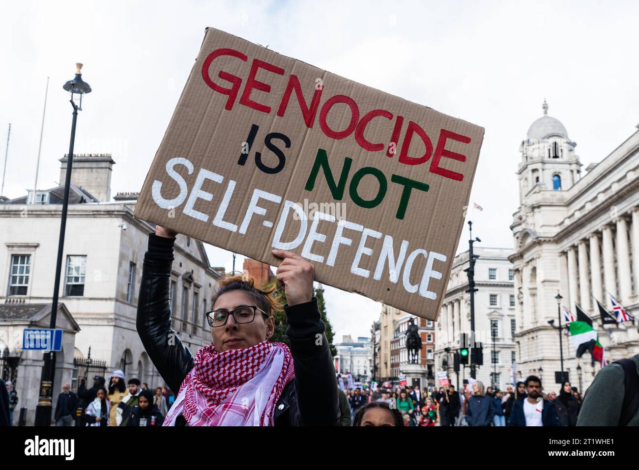 Protest for Palestine after escalation of military action in the Gaza ...